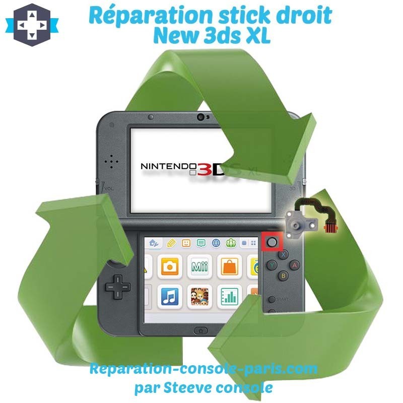 Réparation stick droit new 3DS XL - Réparation console paris